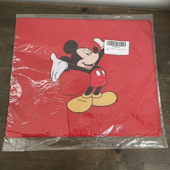 Unbranded | Office | Mickey Mouse Pad Disney Red Game Mat Non Slip Base ...